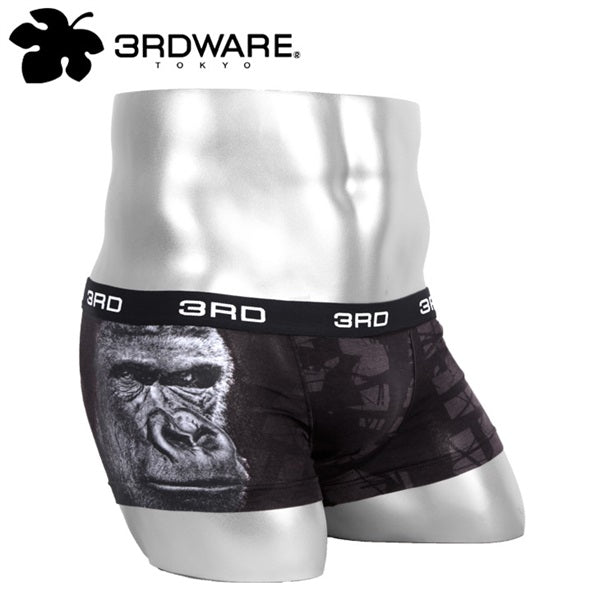 3RDWARE サードウェア GORILLA メンズ ボクサーパンツ【メール便】 ｜下着 アニマル ゴリラ おしゃれ 人気 クリスマス プレ – TOPFLOOR