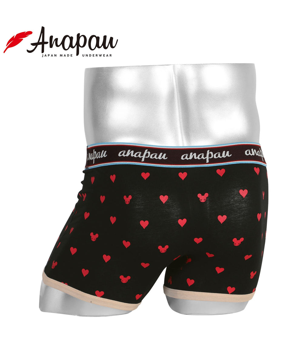 アナパウ Anapau ハートマウス メンズ ボクサーパンツ 【メール便】｜下着 おしゃれ 人気 クリスマス プレゼント 彼氏 – TOPFLOOR