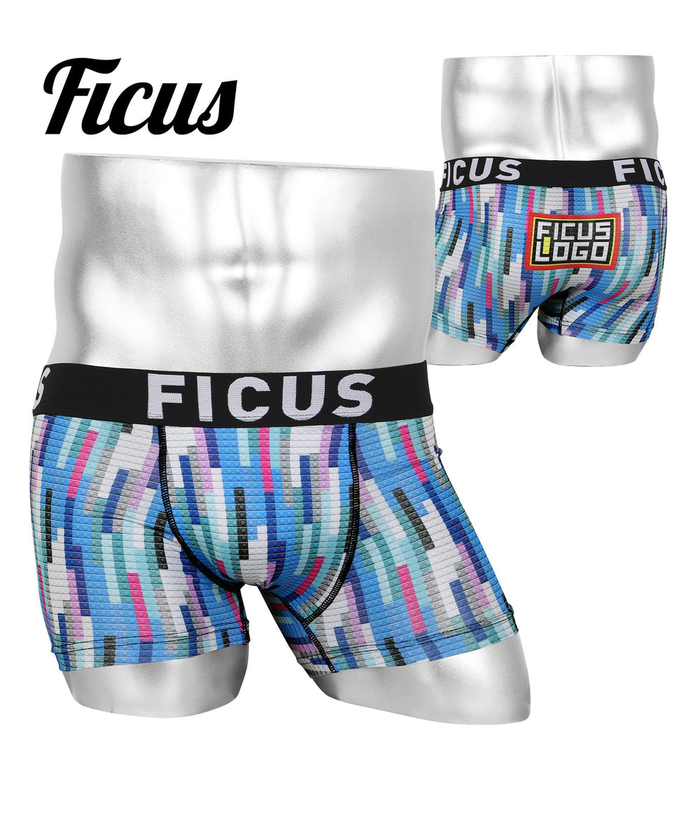 フィークス FICUS LOGOブロック メンズ ボクサーパンツ 【メール便】 – TOPFLOOR